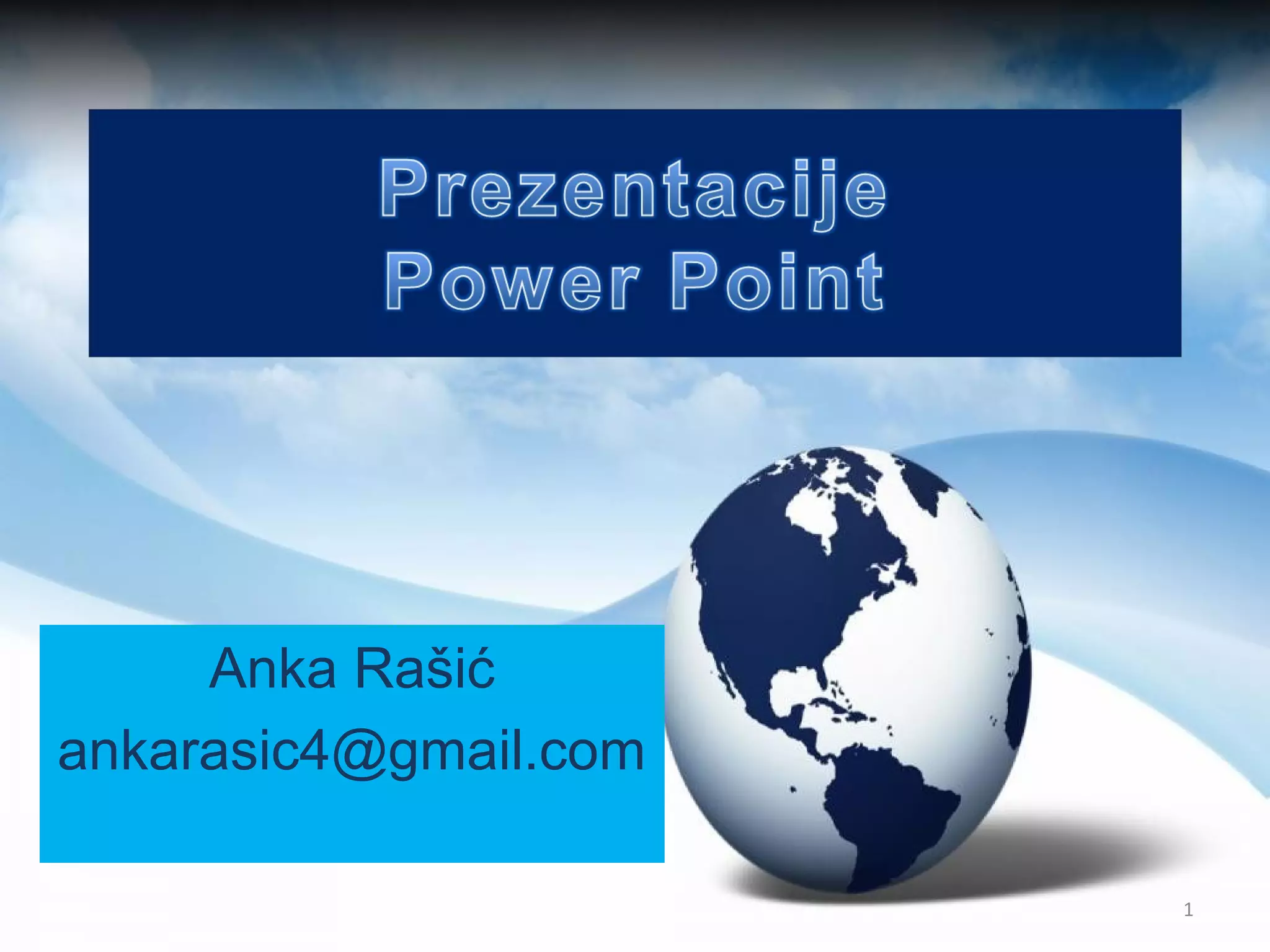 Power point anka_rasic | PPT