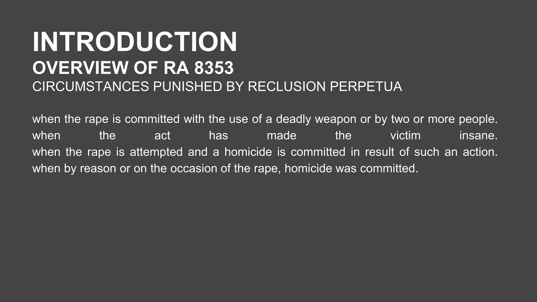 Power point anti rape law | PPTX