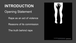 Power point anti rape law | PPTX