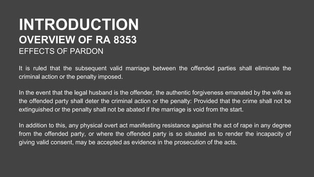 Power point anti rape law | PPTX | Crime & Harmful Acts to Individuals ...