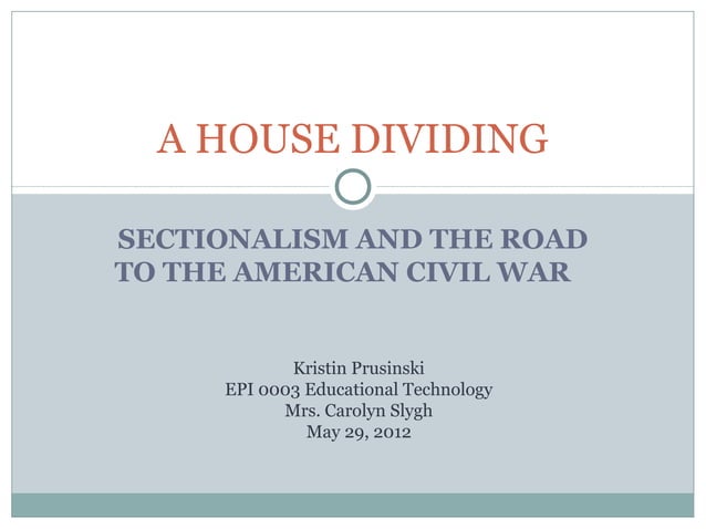 Road to Civil War PowerPoint | PPT | Crime & Harmful Acts to ...