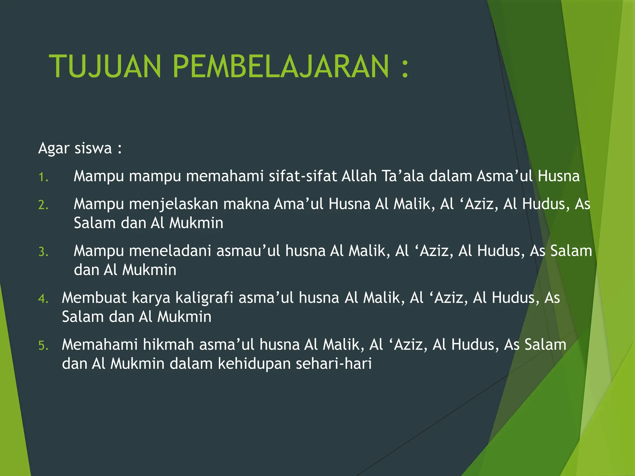 POWER POINT ASMA'UL HUSNA asmaul husna(1).pptx