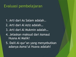 POWER POINT ASMA'UL HUSNA asmaul husna(1).pptx
