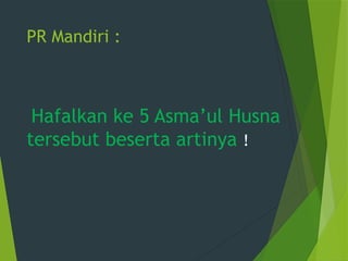POWER POINT ASMA'UL HUSNA asmaul husna(1).pptx