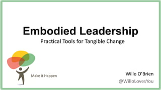 Embodied Leadership Workshop @ Microsoft | PPT