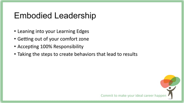 Embodied Leadership Workshop @ Microsoft | PPT