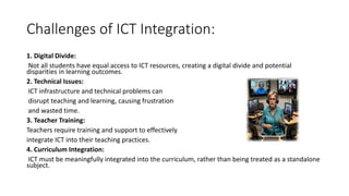 Role of ICT in 21st Century Education and it's challenges | PPTX ...