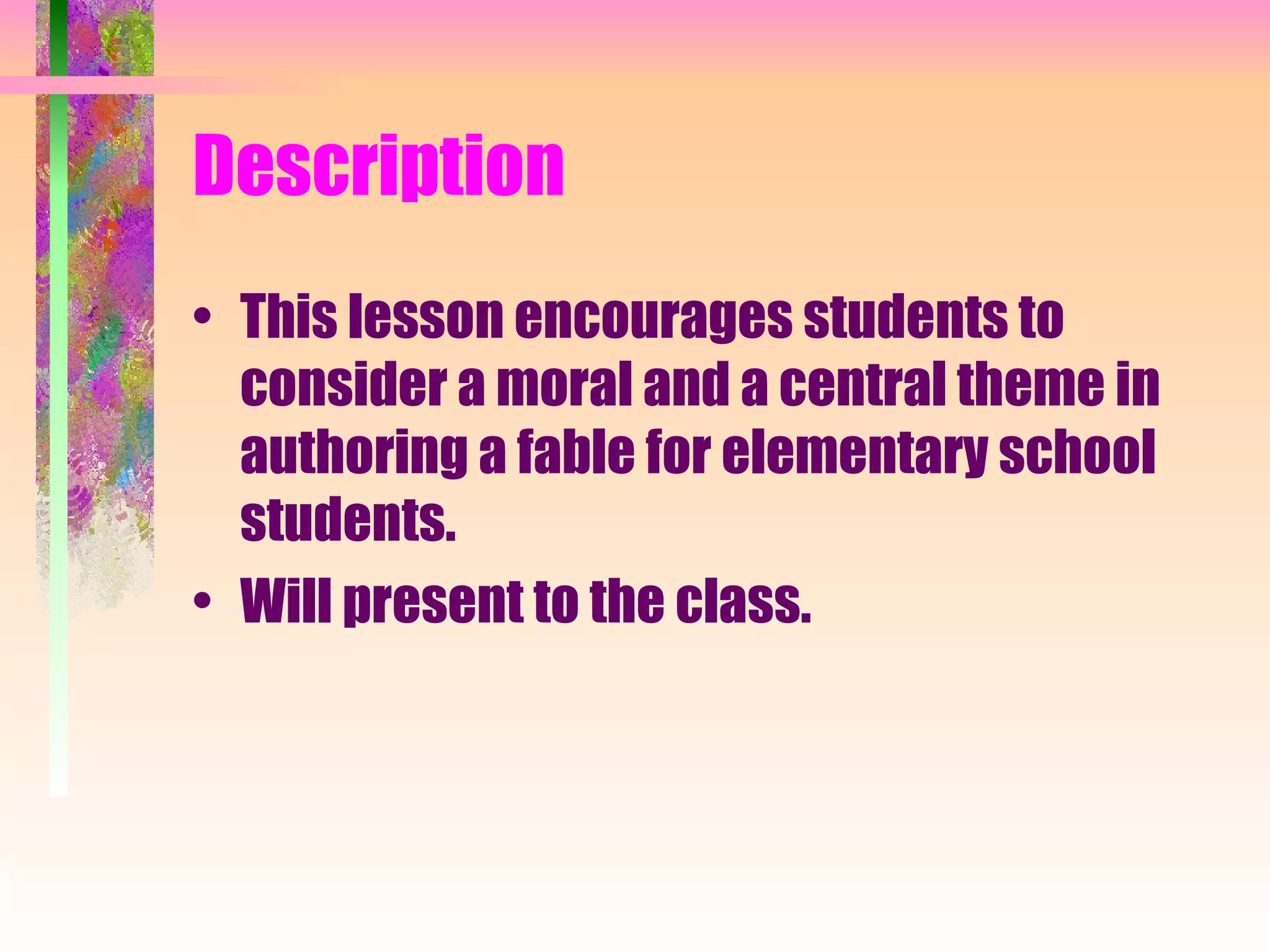 Powerpoint Assignment Example | PPT