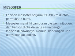 Power point lapisan atmosfer | PPT