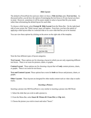 Powerpoint basics | PDF