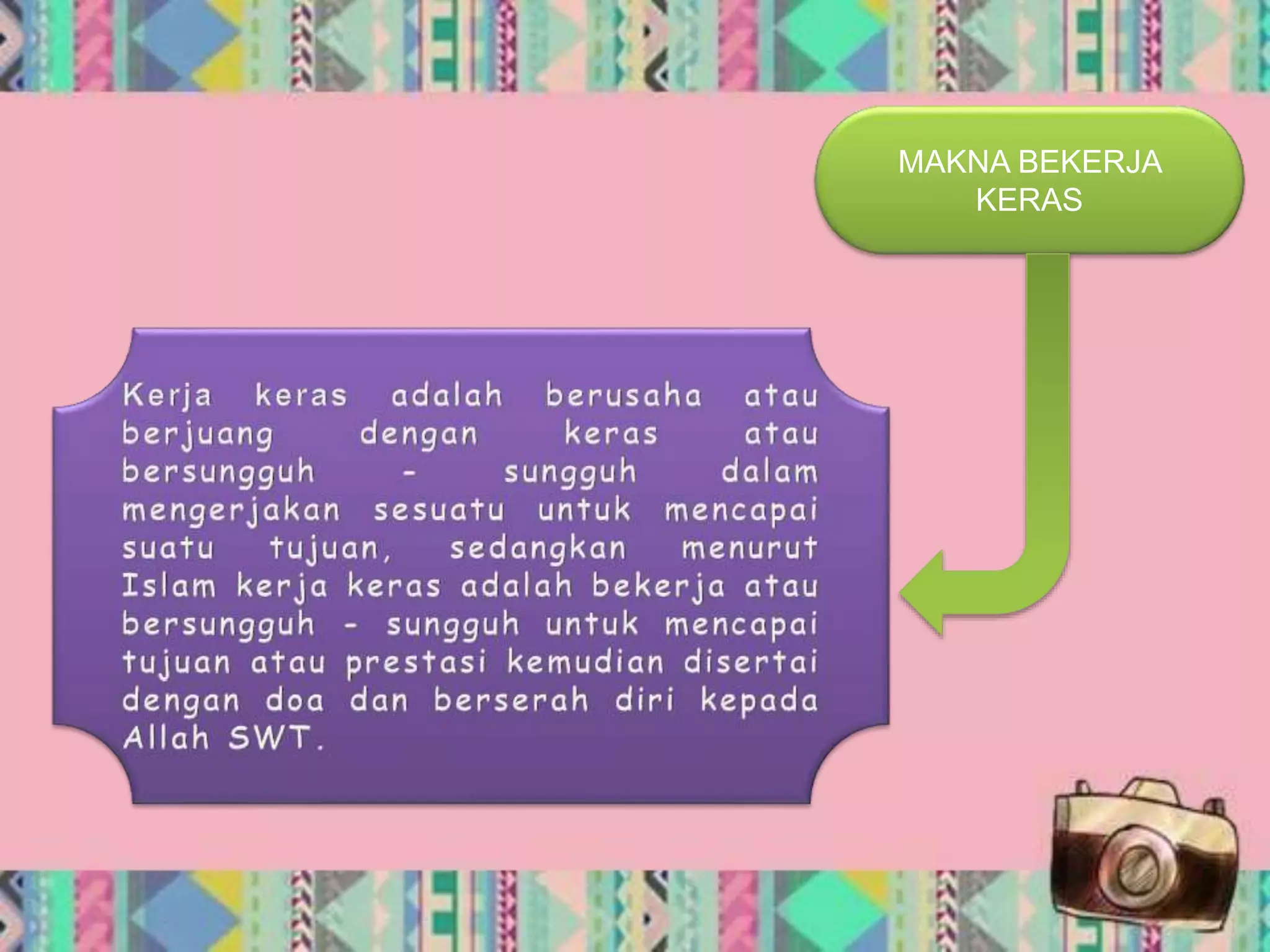 Powerpoint bekerja keras & tanggung jawab oleh nur hasyrah | PPTX