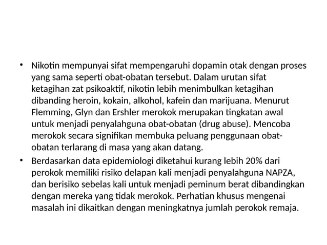 Bahaya merokok bagi kesehatan paru-paru manusia | PPTX