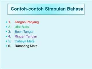 Simpulan Bahasa | PPTX