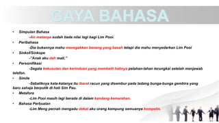 Kesusasteraan Melayu (Cerpen Kuih Bakul Limau Mandarin) | PPTX