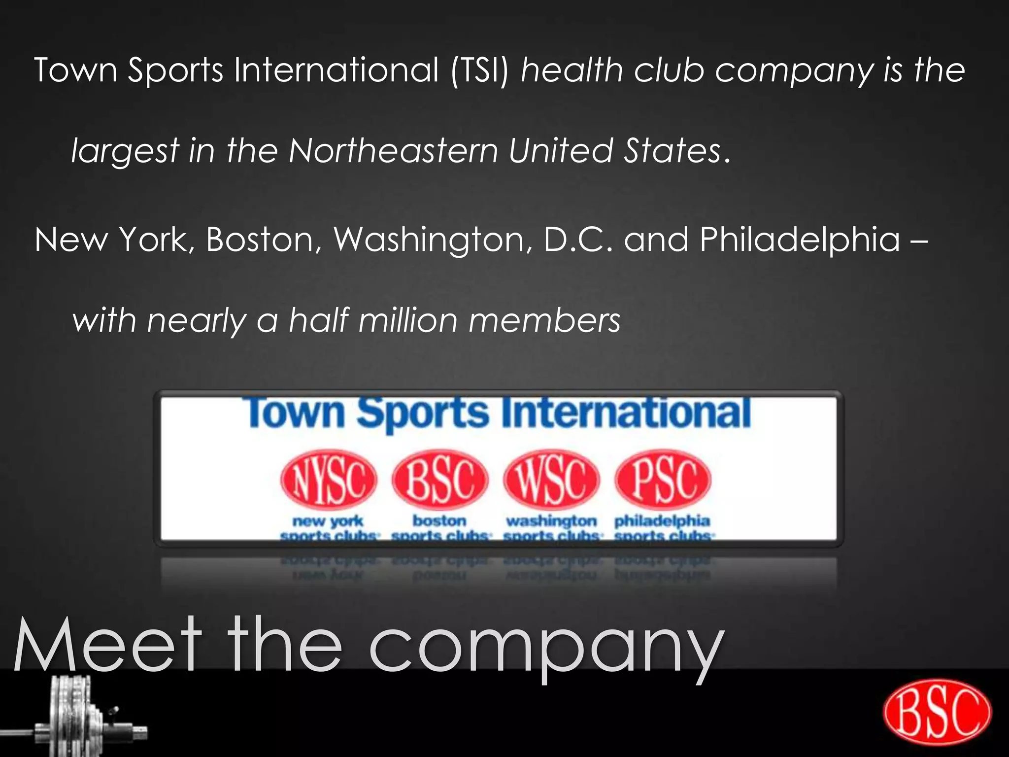 Boston Sports Club project | PPTX