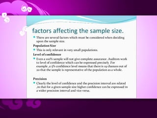 Cahpter 2 Audit Sampling | PPT