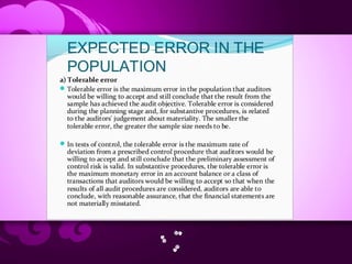 Cahpter 2 Audit Sampling | PPT