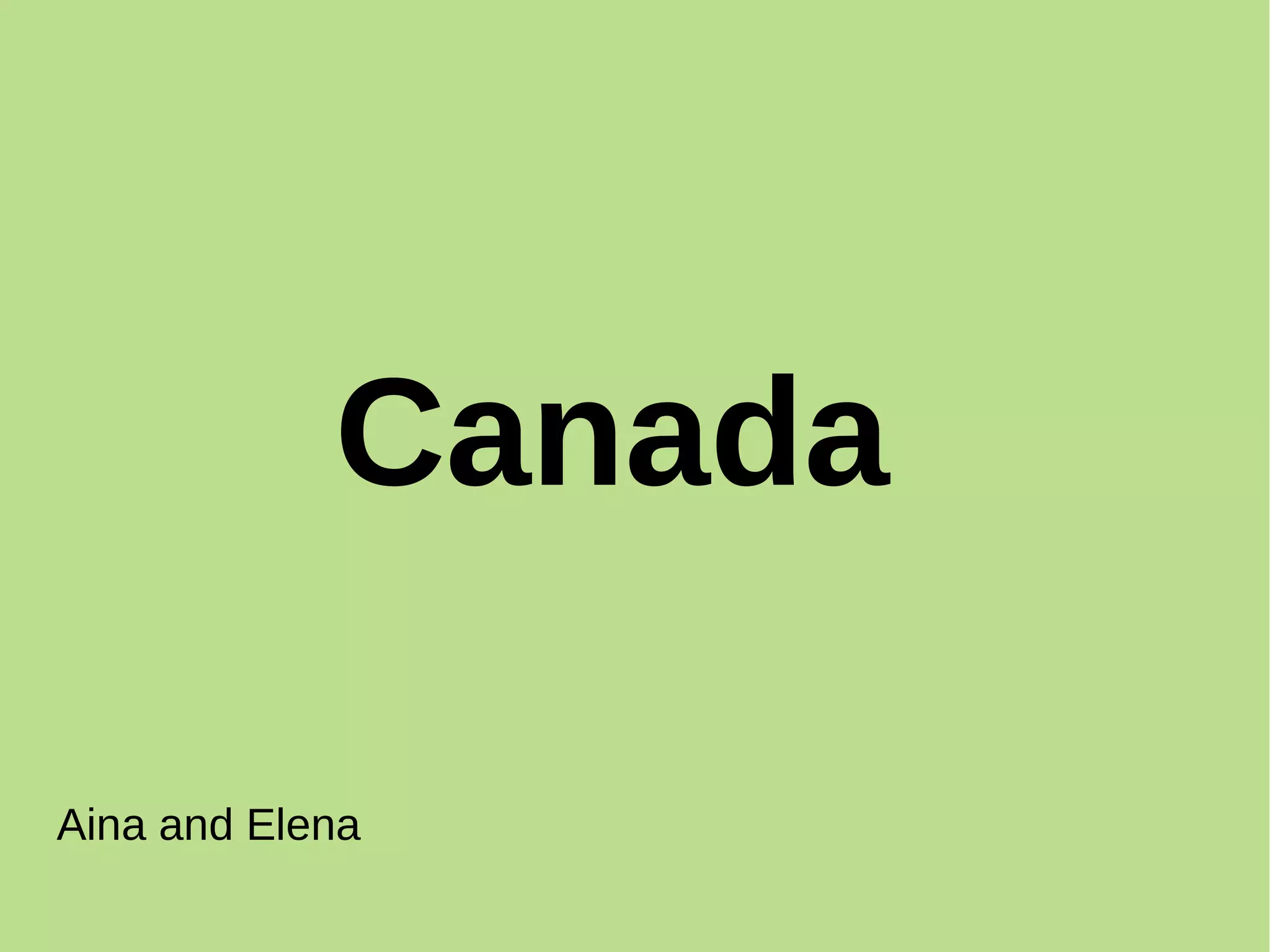 Power point canada | PPT