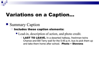 Teaching caption text | PPT
