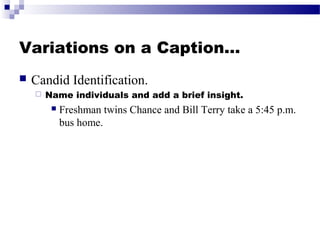 Teaching caption text | PPT