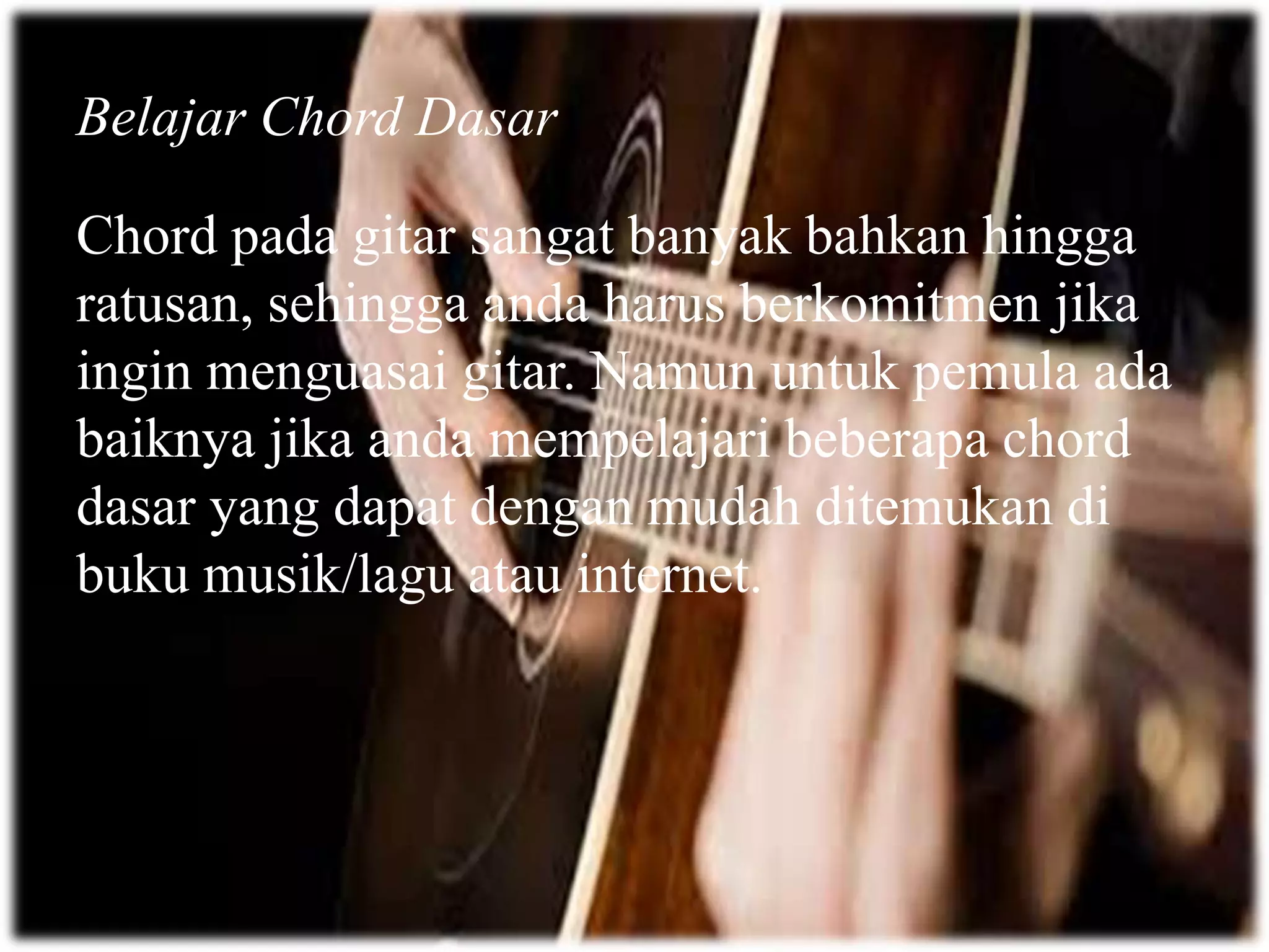 Latihan dasar gitar | PPTX