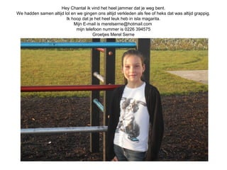 Power point chantal21 definitief | PPT