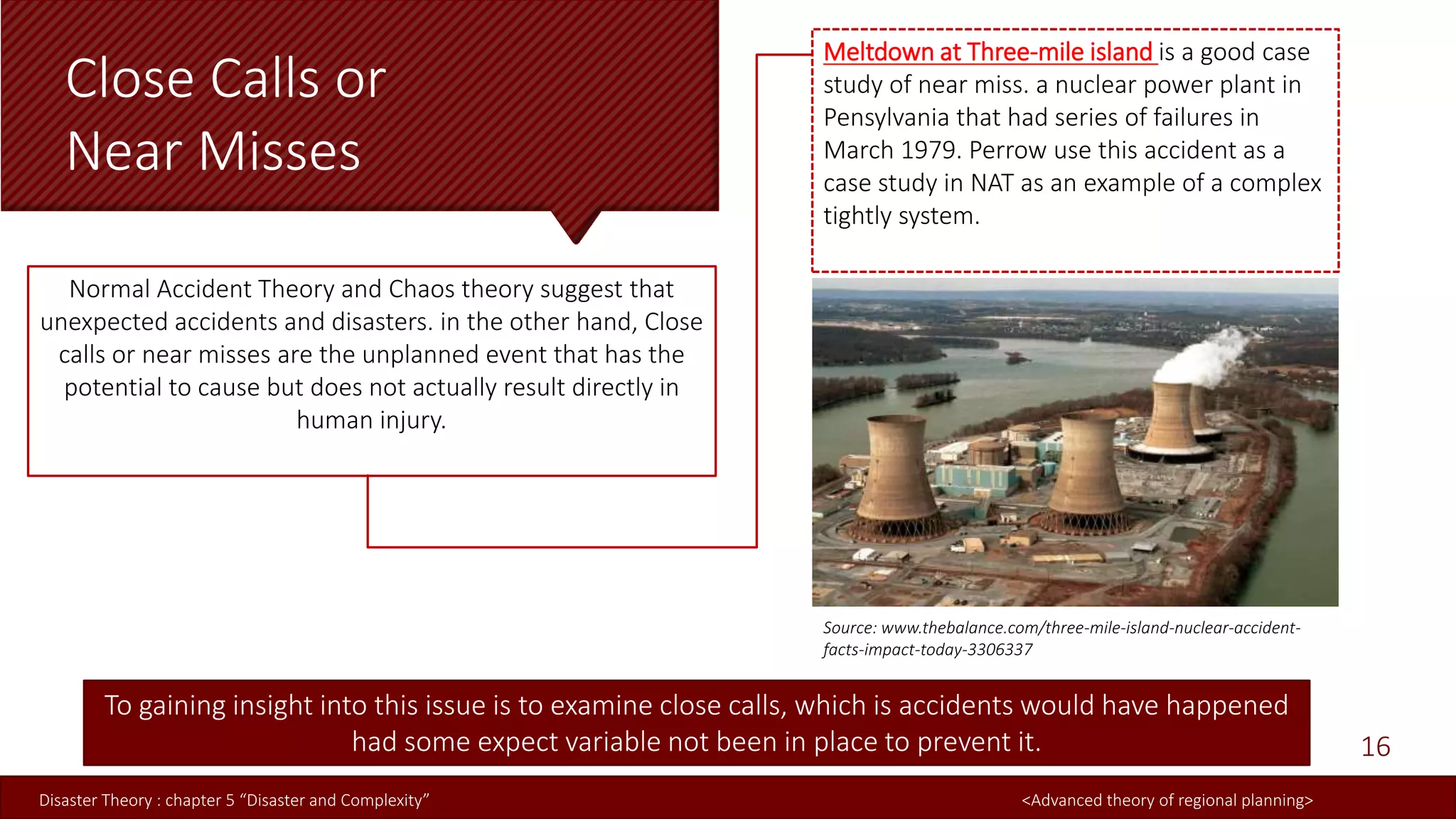 Disaster Theory : chapter 5 “Disaster and Complexity” by David Etkin | PPTX