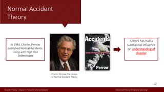 Disaster Theory : chapter 5 “Disaster and Complexity” by David Etkin | PPTX