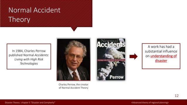 Disaster Theory : chapter 5 “Disaster and Complexity” by David Etkin | PPTX