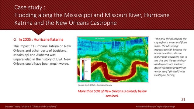 Disaster Theory : chapter 5 “Disaster and Complexity” by David Etkin | PPTX