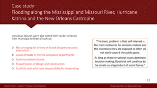 Disaster Theory : chapter 5 “Disaster and Complexity” by David Etkin | PPTX