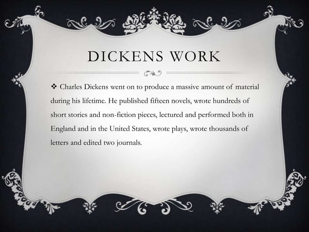 Power point charles dickens | PPTX