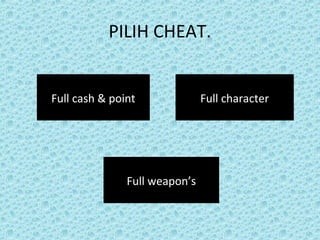 (Powerpoint) cheat pb | PPT