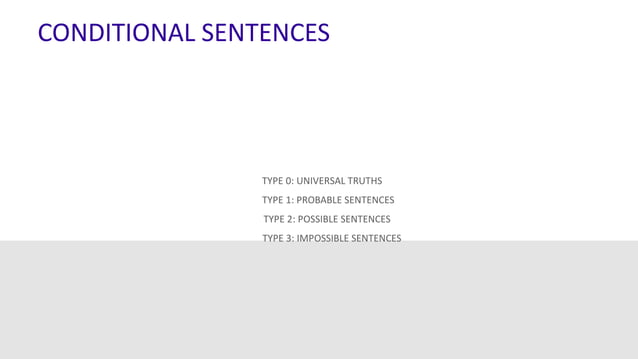 Powerpoint conditional sentences | PPT | Programming Languages | Computing