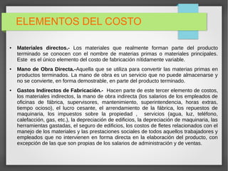 Power point contabilidad de costos | PDF