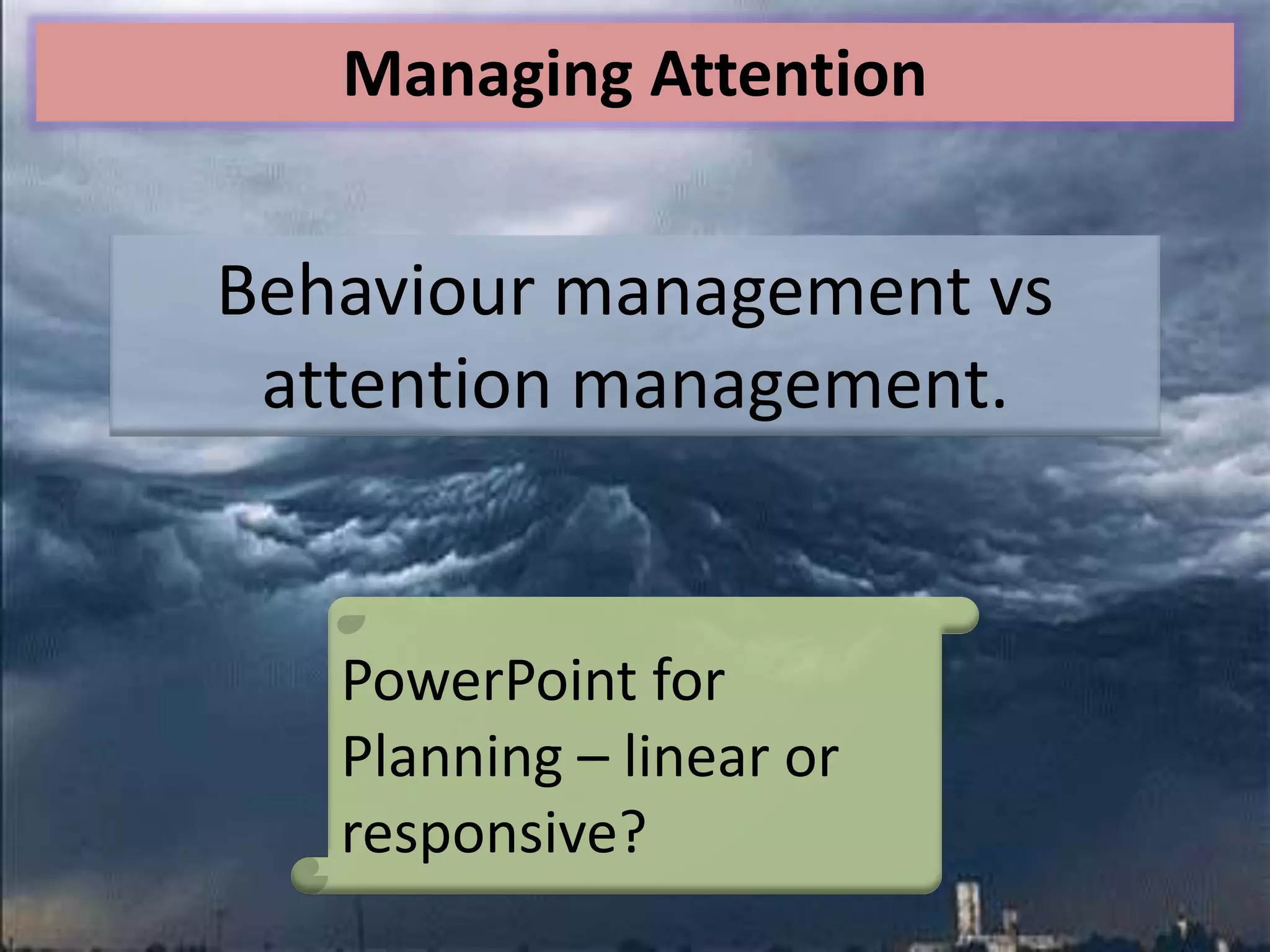 Enhancing PowerPoint in the Classroom: Managing Attention | PPT
