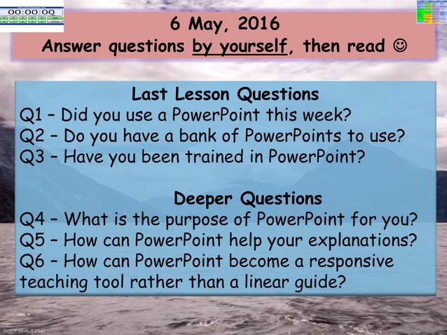 Enhancing PowerPoint in the Classroom: Managing Attention | PPT