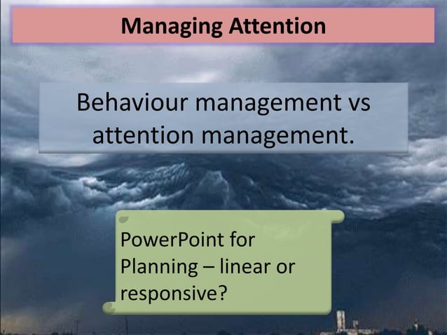 Enhancing PowerPoint in the Classroom: Managing Attention | PPT