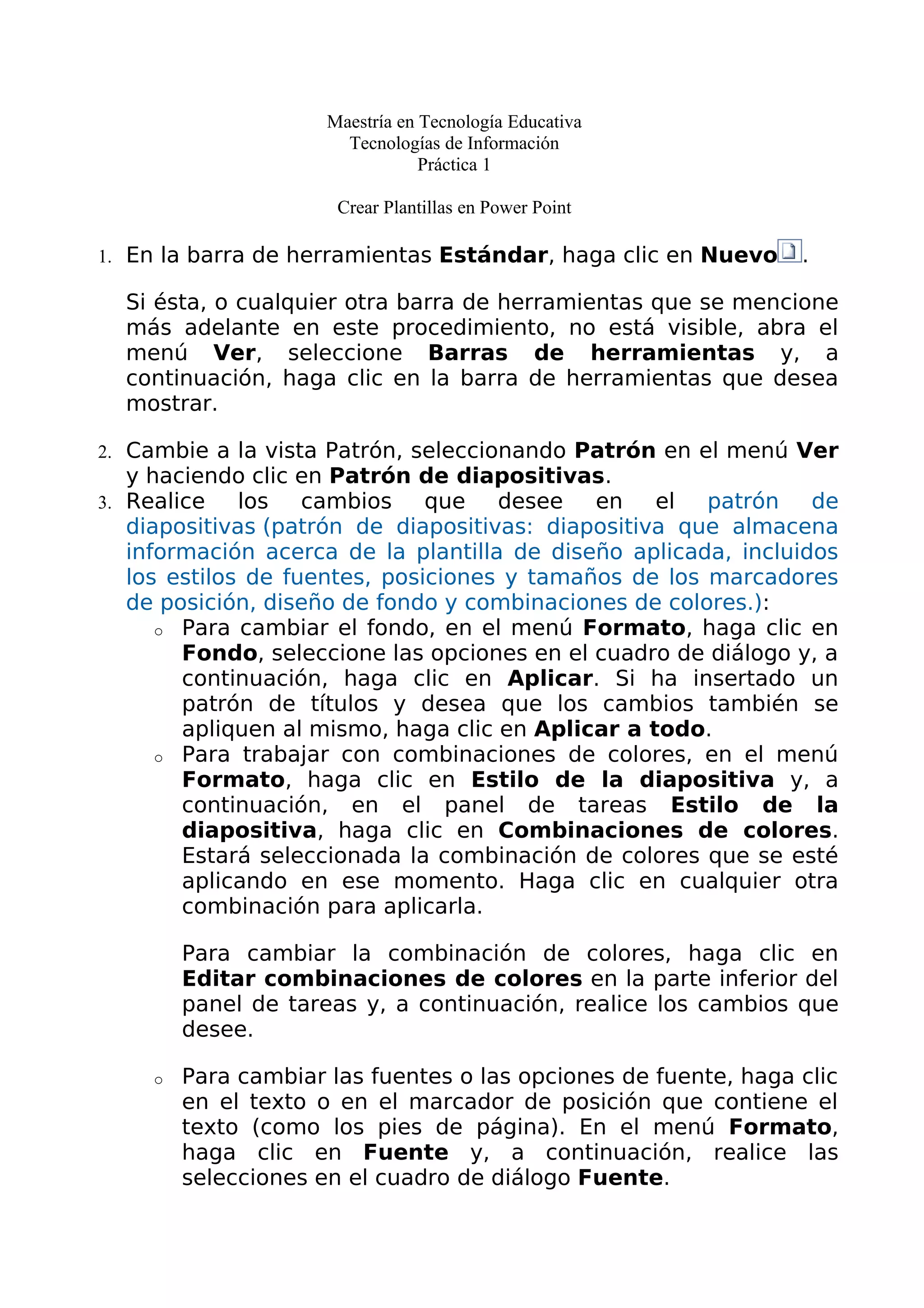 Powerpoint Crear Plantilla | PDF