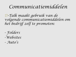 Powerpoint d talk | PPT