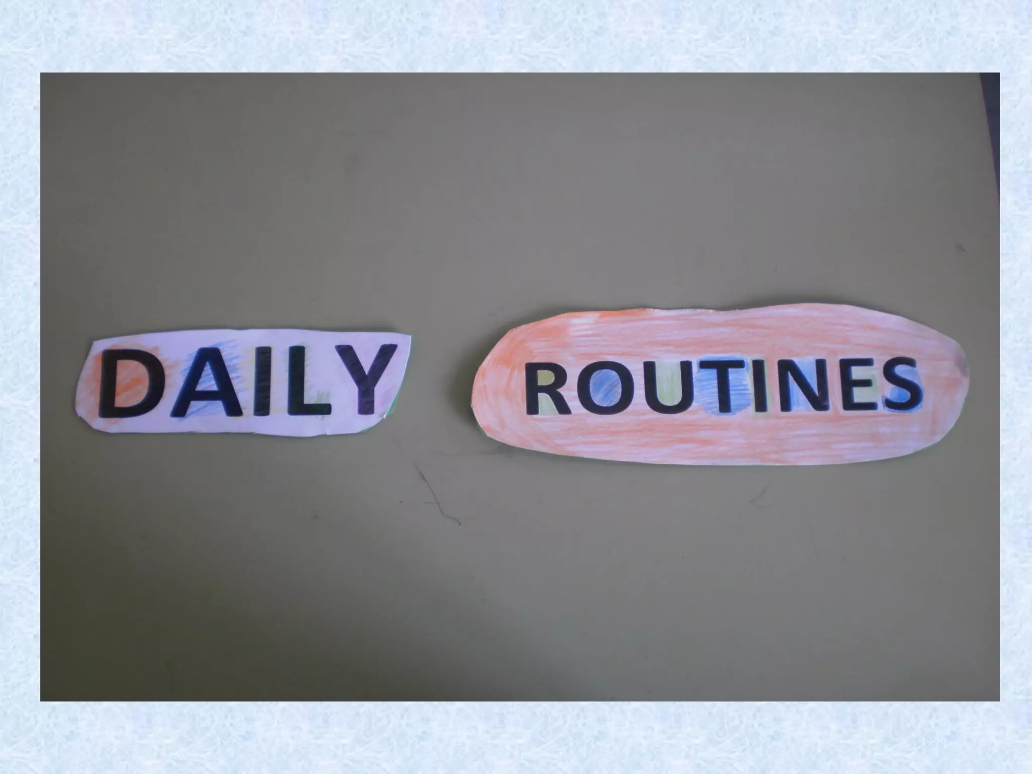 Power point daily routines | PPT