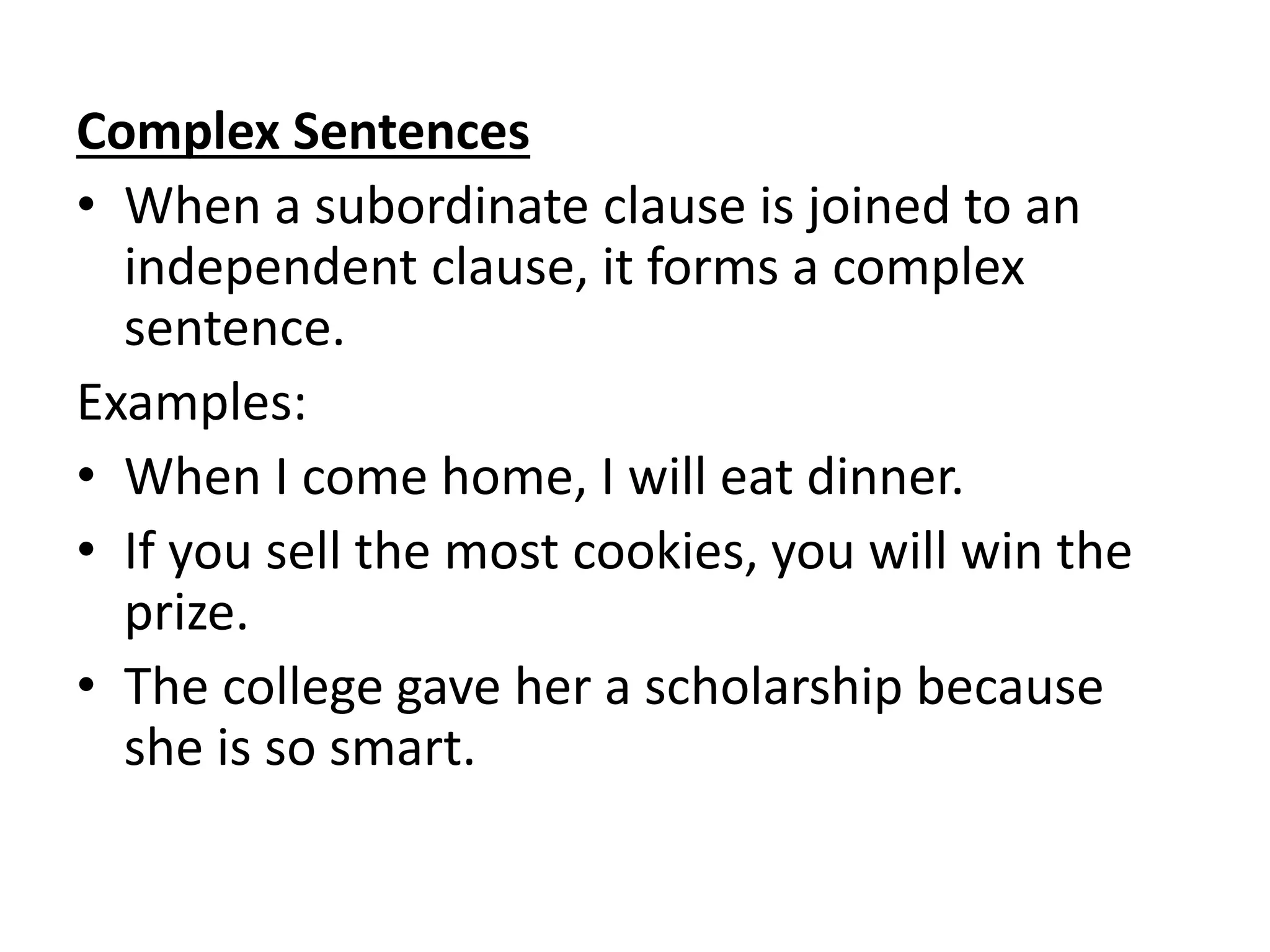 writing compound-complex sentences | PPTX