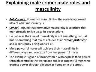 CRIME & MASCULINITIES powerpoint | PPT