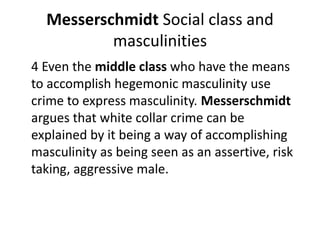 CRIME & MASCULINITIES powerpoint | PPT