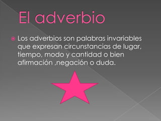 Power point del adverbio | PPTX