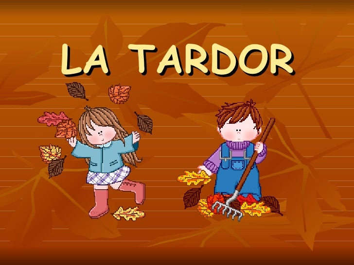 Power Point De La Tardor