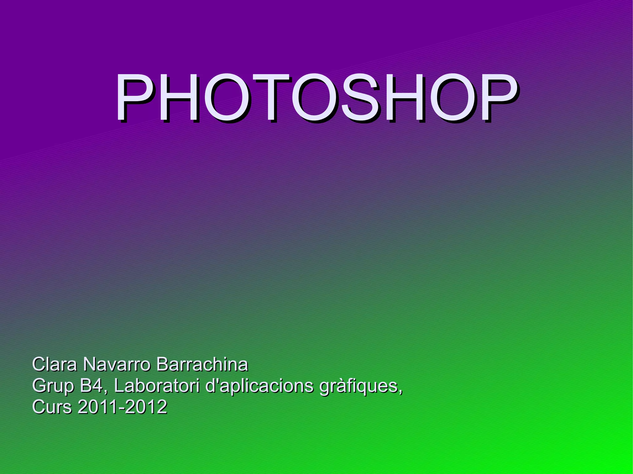 Power point del photoshop | PPT