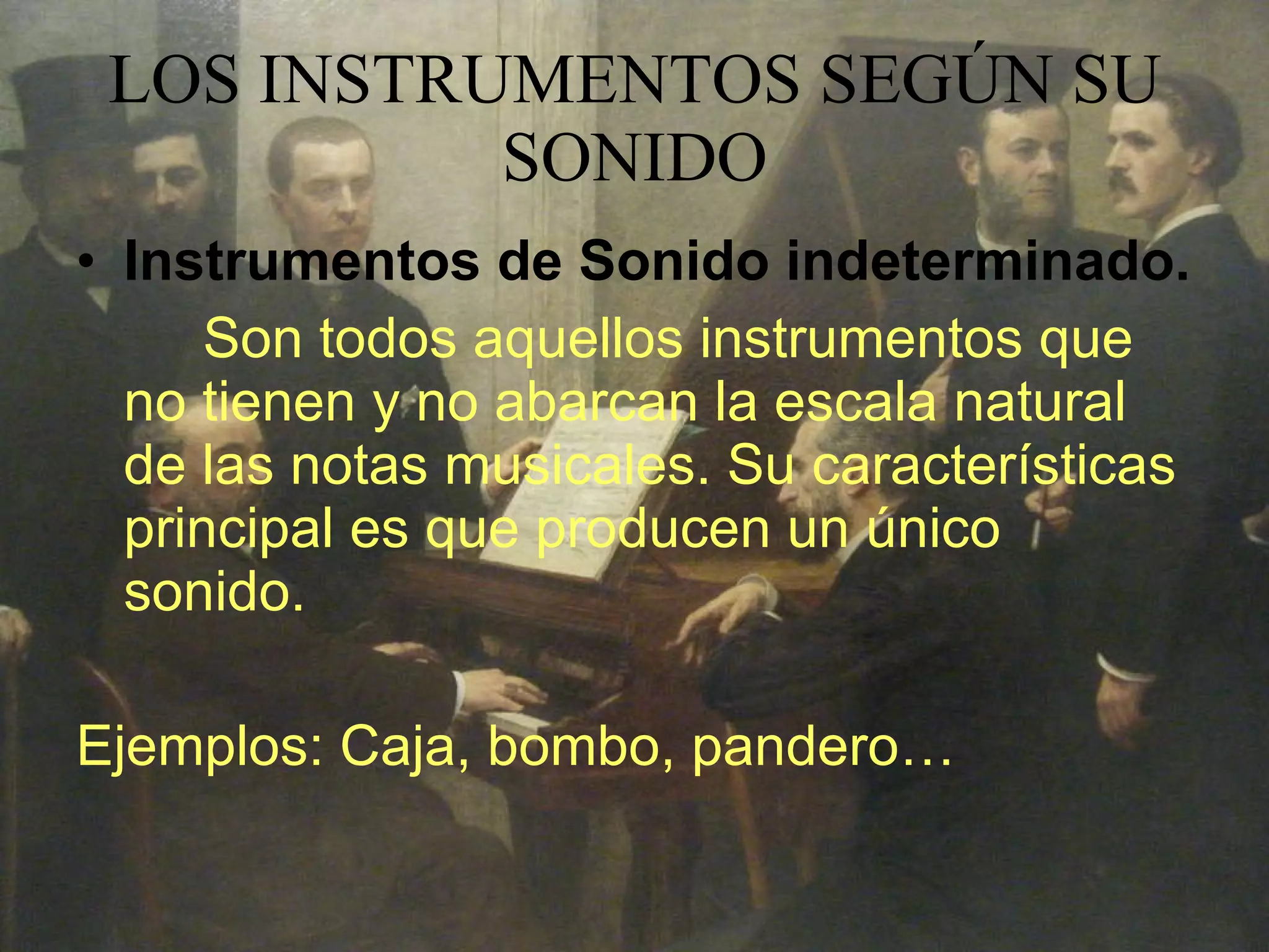 Los instrumentos de la orquesta escolar | PPT