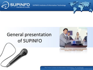 Overview of SUPINFO International University | PPT | Undergraduate Education | College Education