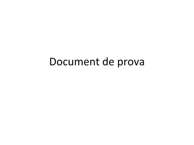 Powerpoint de prova | PPT